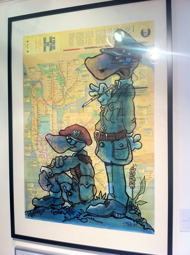 Mark Bodé / Cheo exhibition London West Bank Gallery | DJ Food