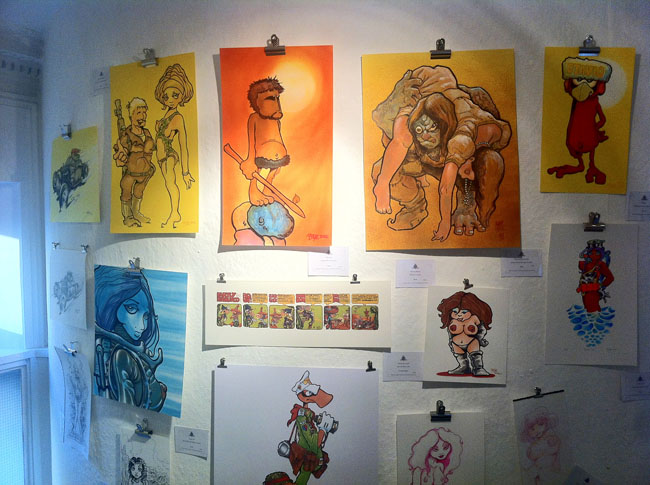 Mark Bodé / Cheo exhibition London West Bank Gallery | DJ Food