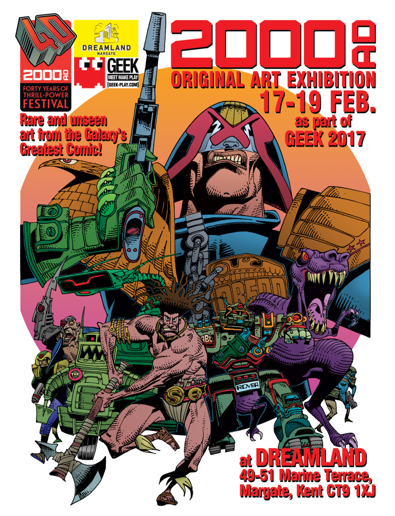 Future Shock 40 years of 2000ad poster | DJ Food