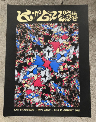 Jason Galea tour posters for King Gizzard | DJ Food